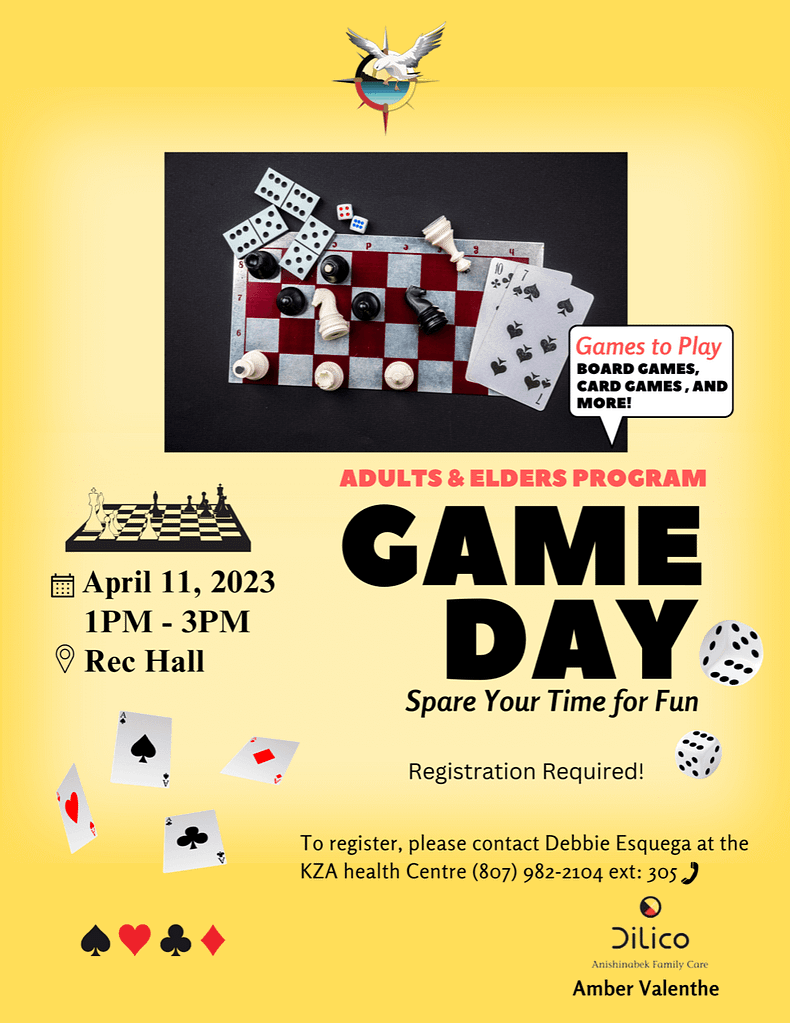 Upcoming Activities - Gull Bay First Nation